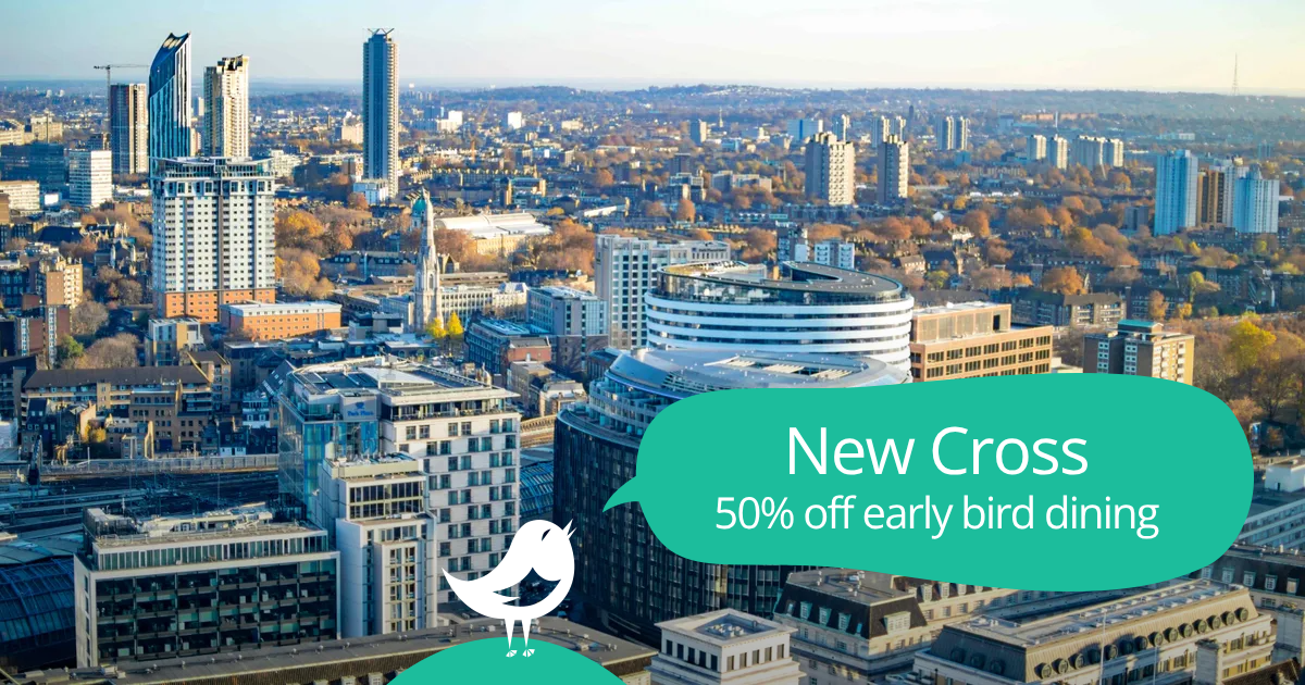 New Cross Restaurants: 50% off Dinner Deals with First Table