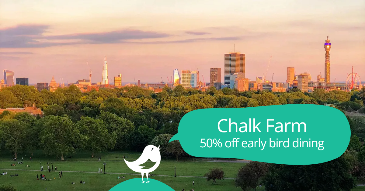 Chalk Farm Lunch deals - 50% off with First Table