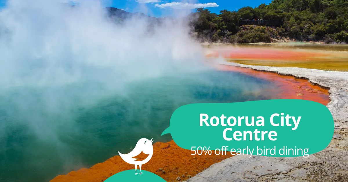 Rotorua City Centre Restaurants: 50% off Dinner Deals with First Table