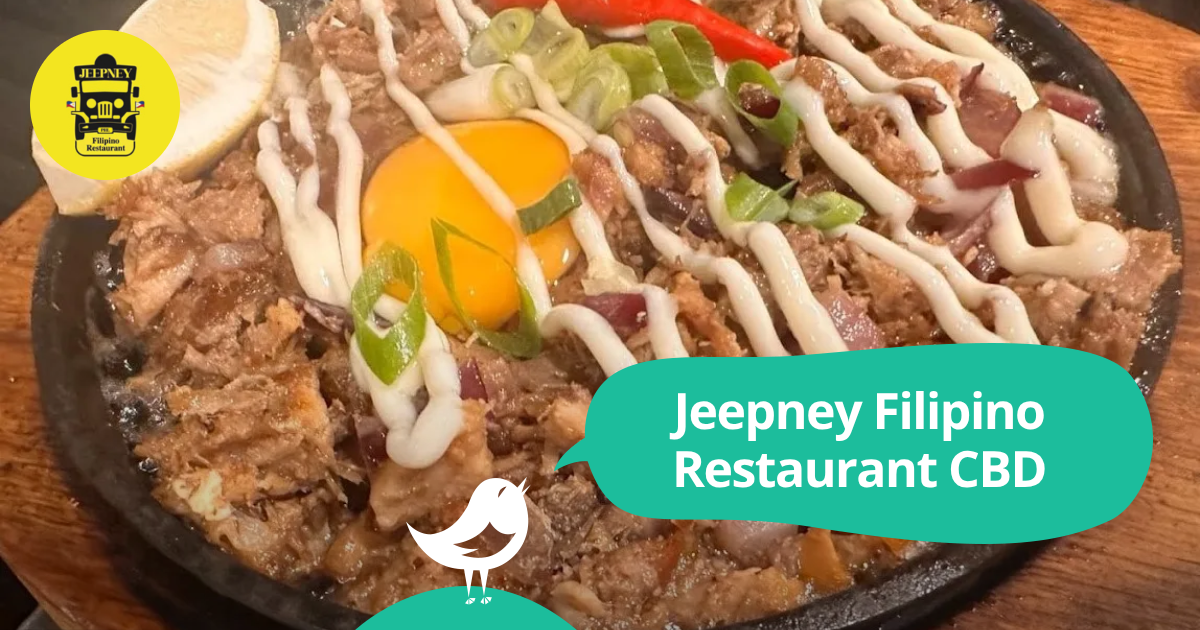 Jeepney Filipino Restaurant CBD: 50% off the first table of the night ...