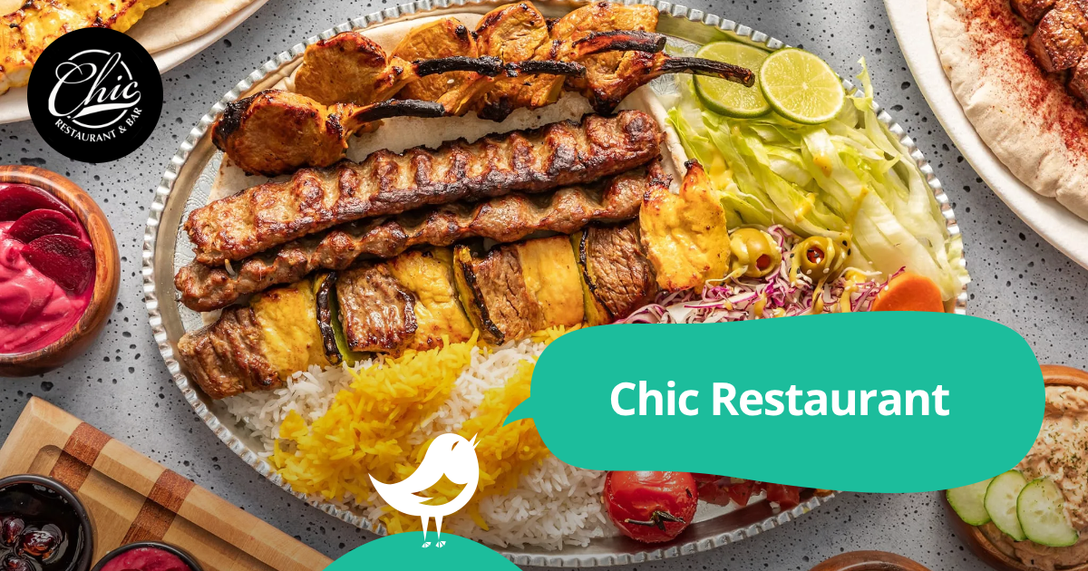 Chic Restaurant: Book any time at everyday prices