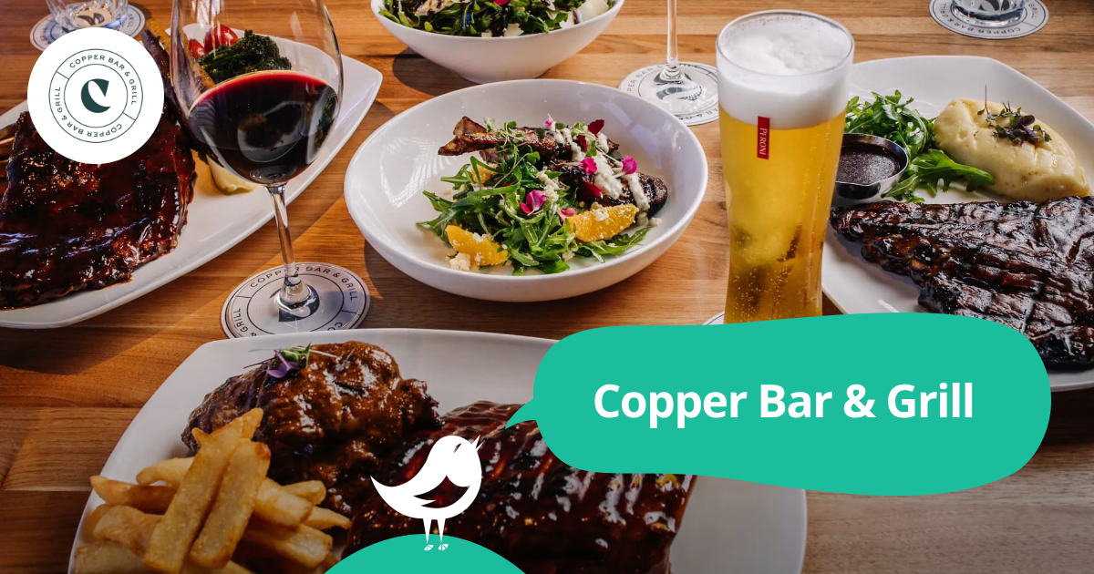 Copper Bar & Grill: 50% off the first table of the night with First Table