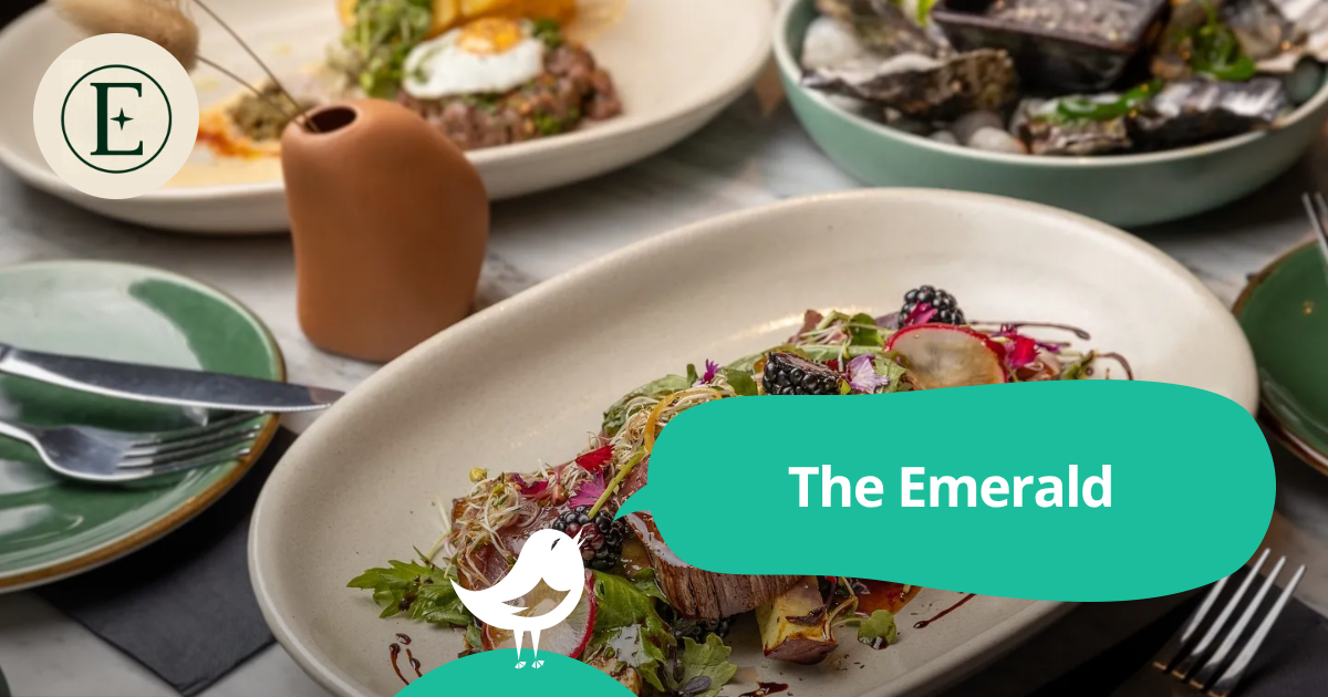 The Emerald: 50% off the first table of the night with First Table