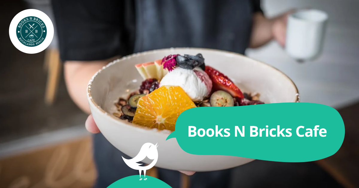 Books N Bricks Cafe: 50% off breakfast and lunch with First Table