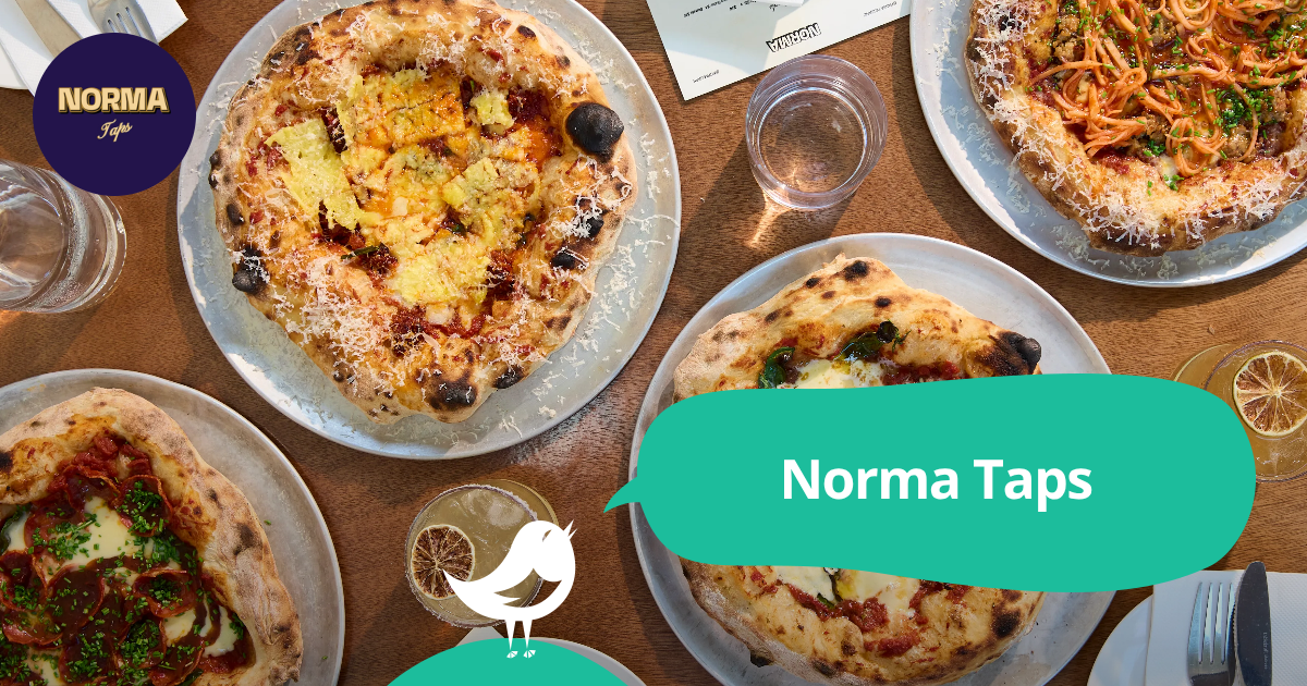 Norma Taps: 50% off the first table of the night with First Table