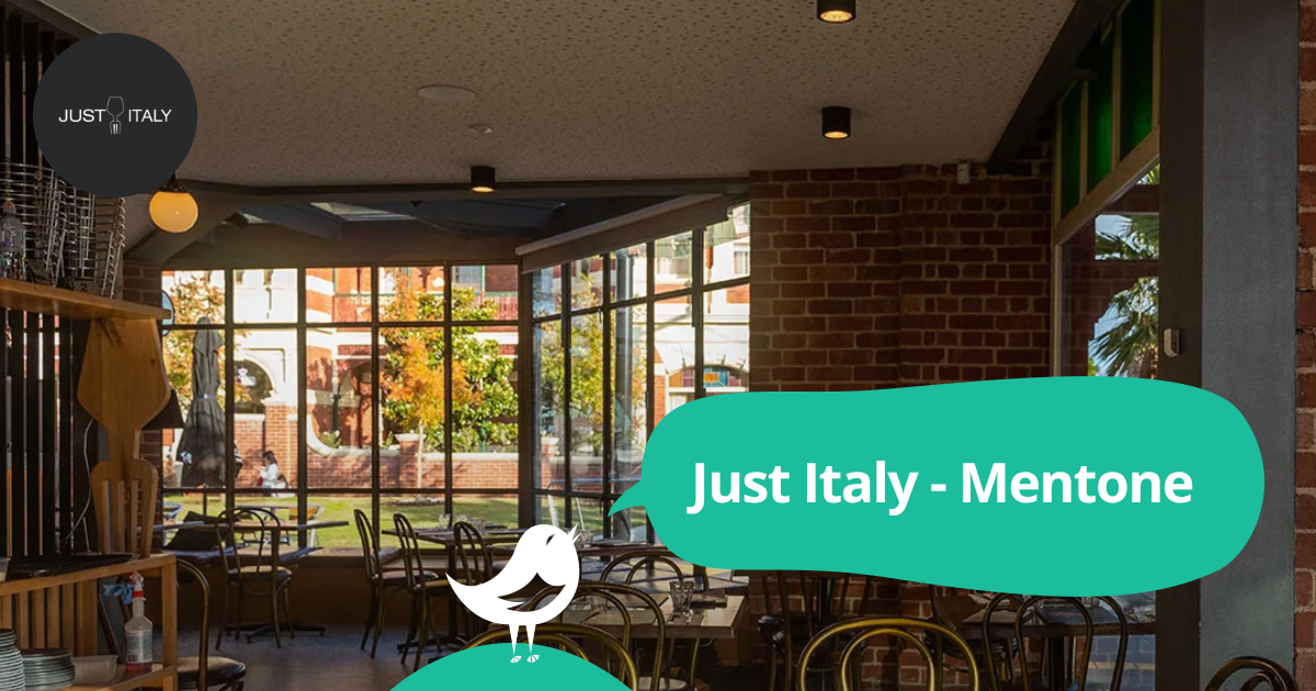 Just Italy - Mentone: 50% off the first table of the night with First Table