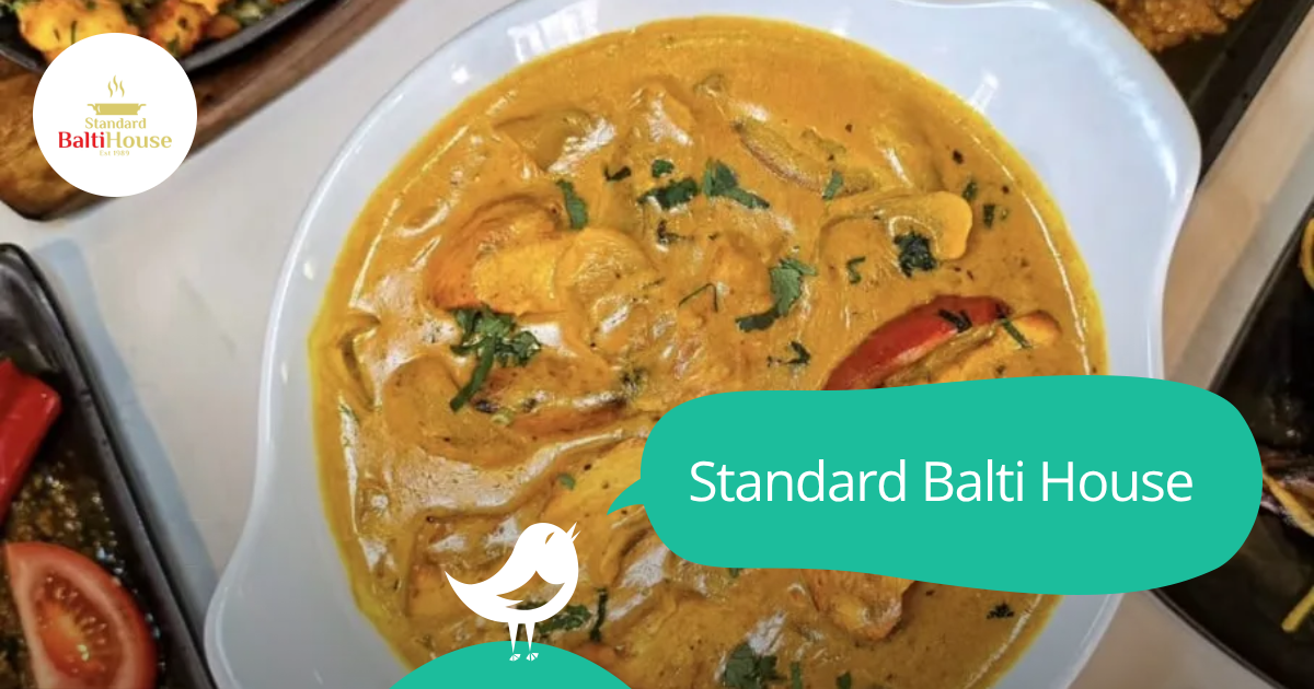 Standard Balti House: 50% off the first table of the night with First Table
