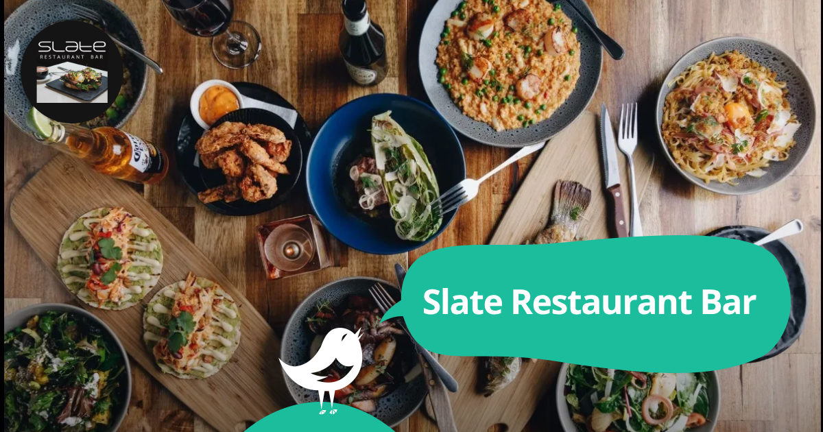 Slate Restaurant Bar: 50% off the first table of the night with First Table