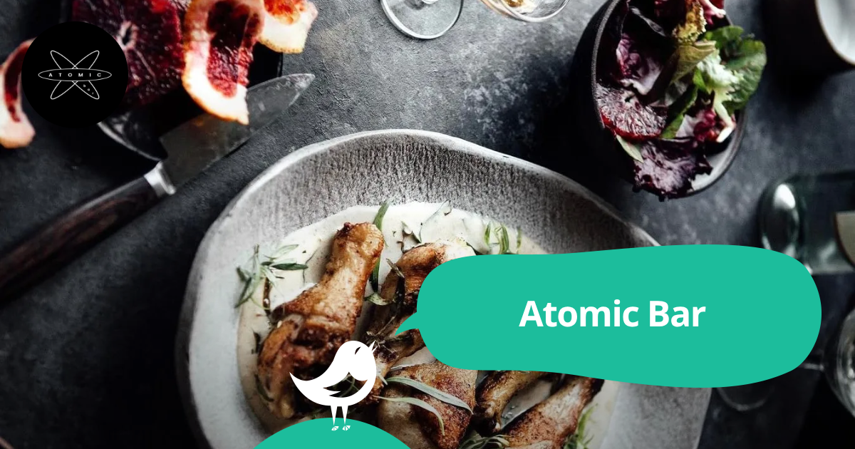Atomic Bar: 50% off the first table of the night with First Table