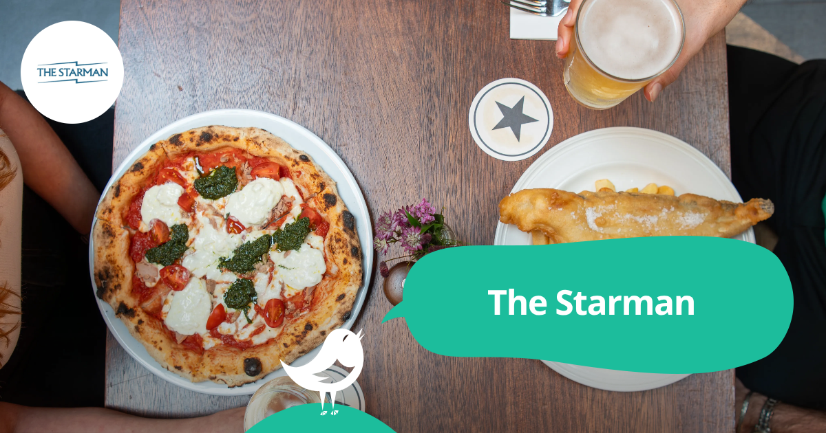 The Starman: 50% off the first table of the night with First Table
