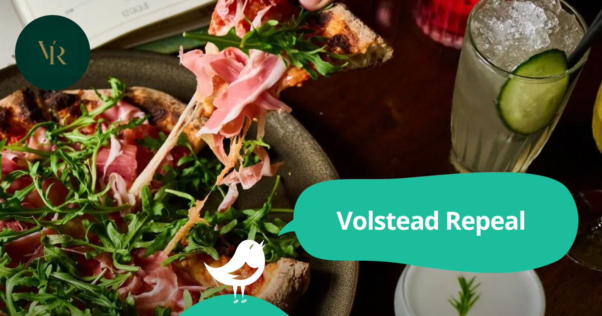 Volstead Repeal: Book any time at everyday prices