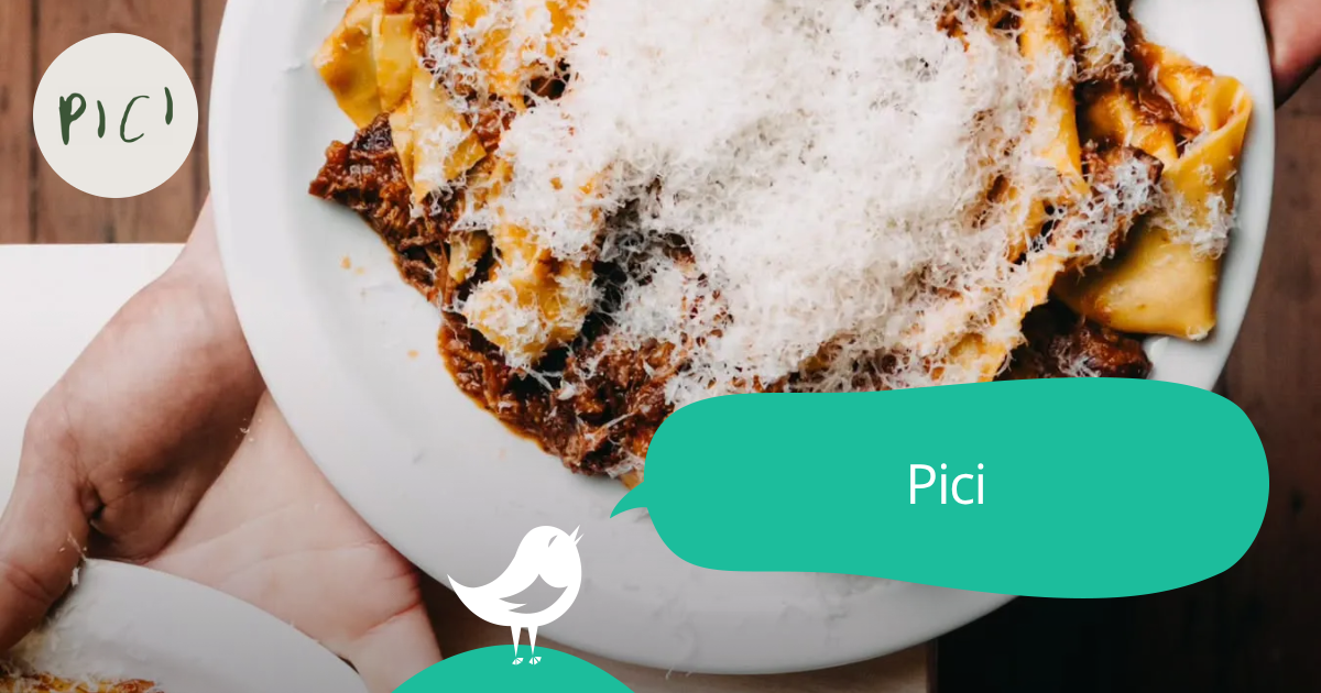 Pici: 50% off the first table of the night with First Table