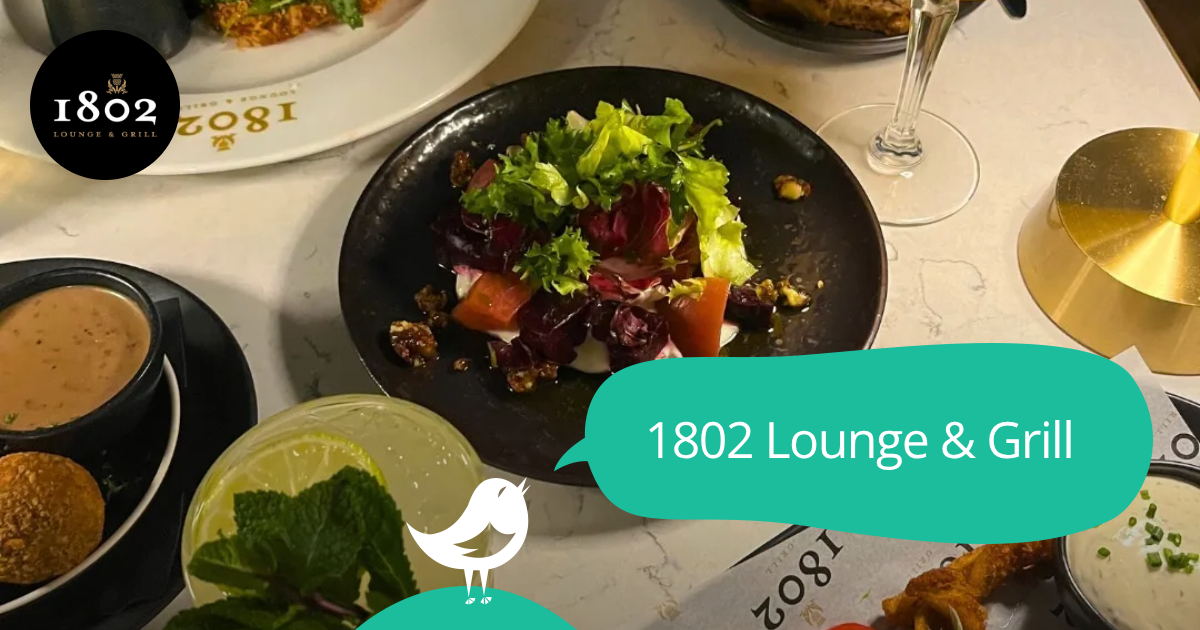 1802 Lounge & Grill: Book any time at everyday prices