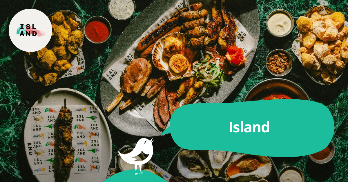 Island: 50% off the first table of the night with First Table
