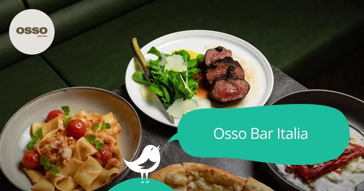 Osso Bar Italia: Book any time at everyday prices