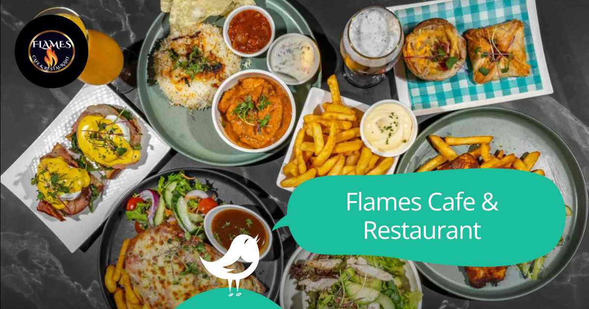 Flames Cafe & Restaurant: 50% off the first table of the night with ...