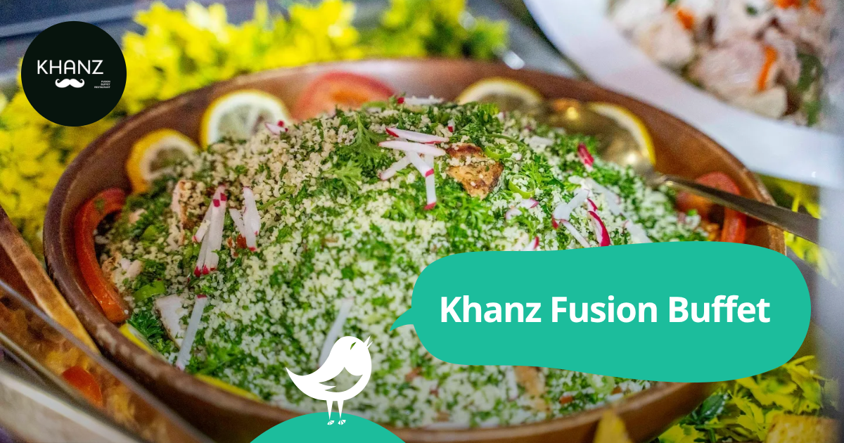 Khanz Fusion Buffet: 50% off the first table of the night with First Table