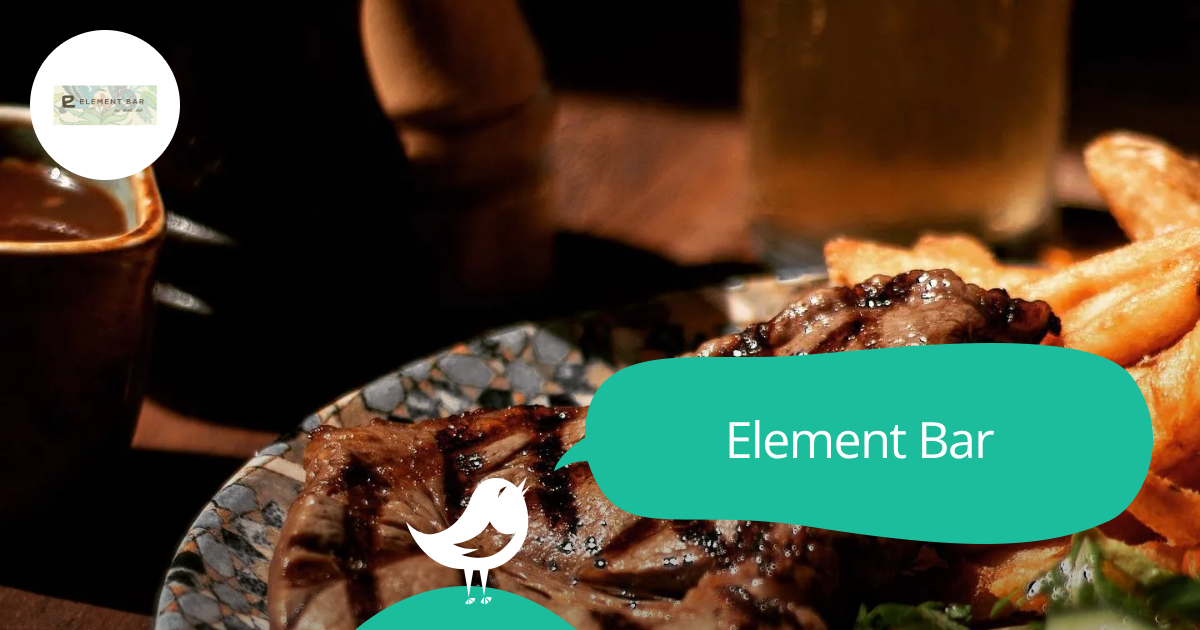 Element Bar: 50% off the first table of the night with First Table
