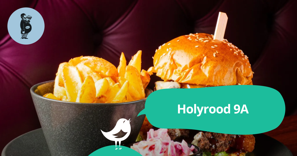 Holyrood 9A: 50% off the first table of the night with First Table