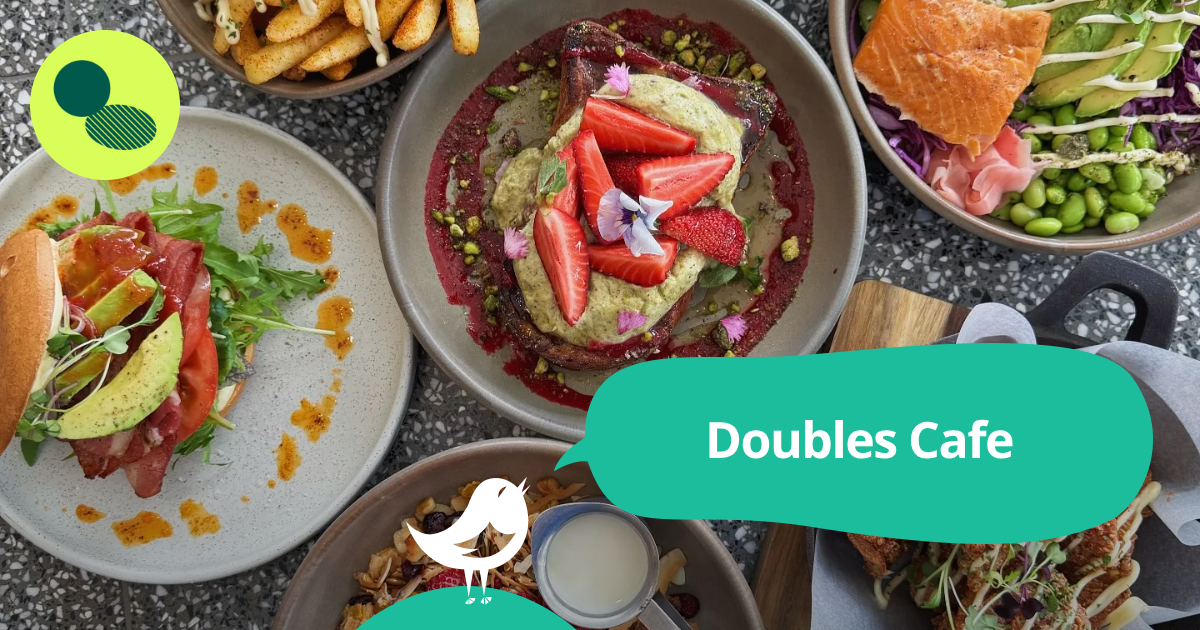 Doubles Cafe: 50% off breakfast with First Table