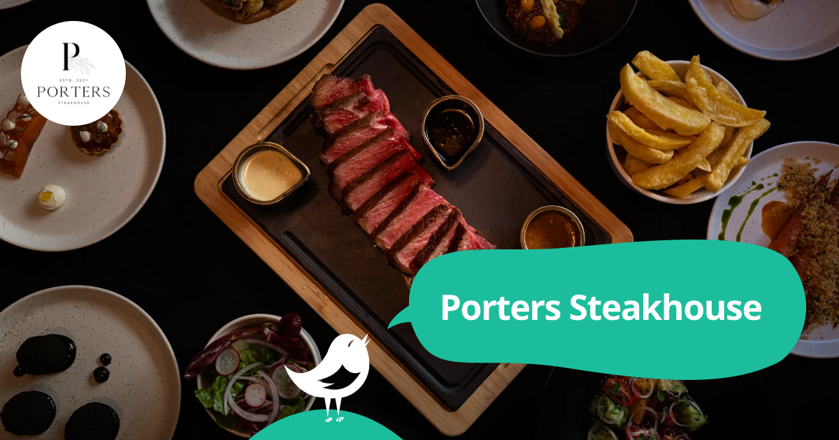 Porters Steakhouse: 50% off the first table of the night with First Table