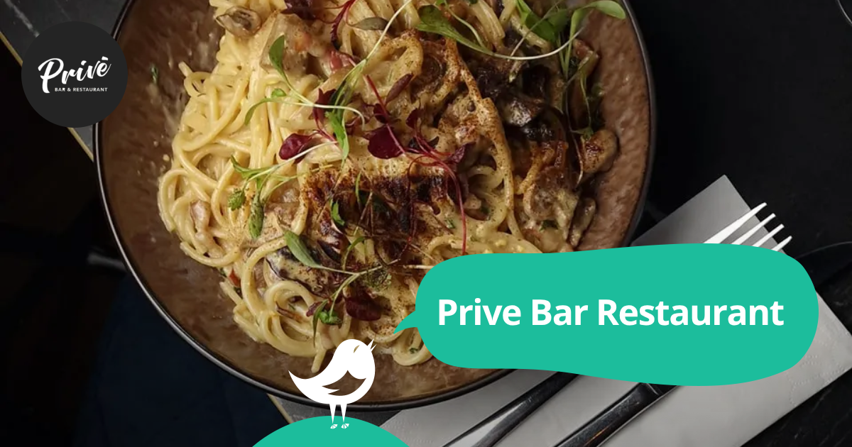 Prive Bar Restaurant: 50% off the first table of the night with First Table