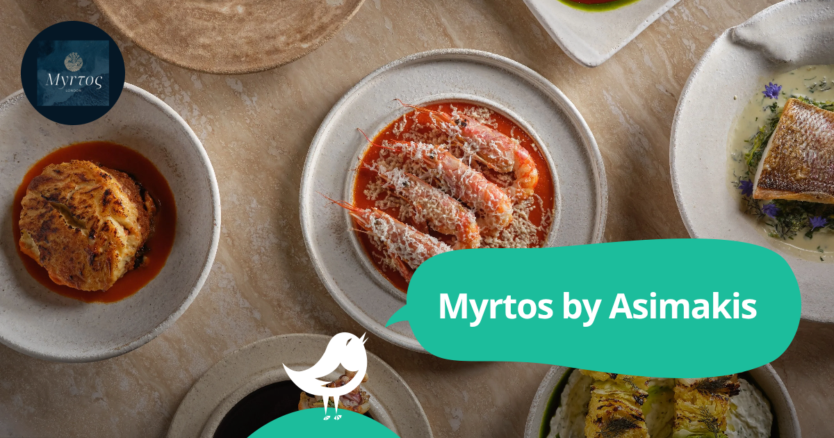 Myrtos by Asimakis: 50% off the first table of the night with First Table