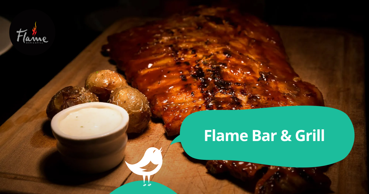 Flame Bar & Grill: 50% off the first table of the night with First Table