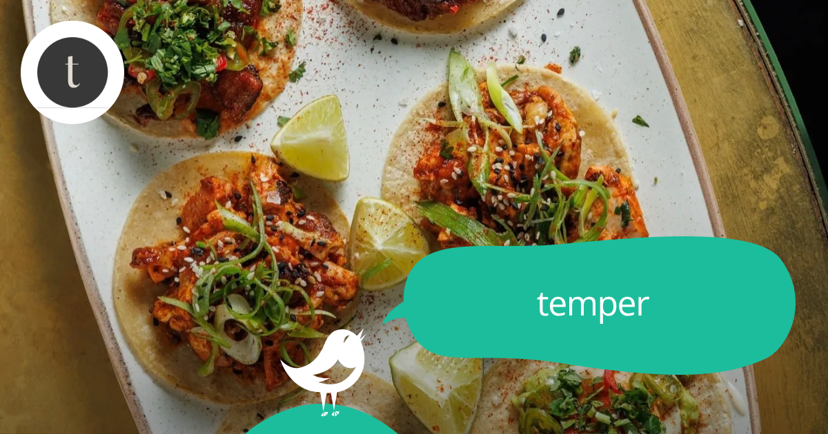 temper City: 50% off the first table of the night with First Table
