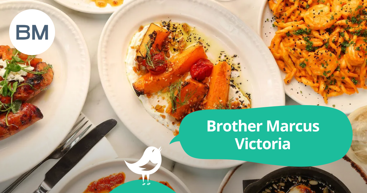 Brother Marcus Victoria: 50% off the first table of the night with ...