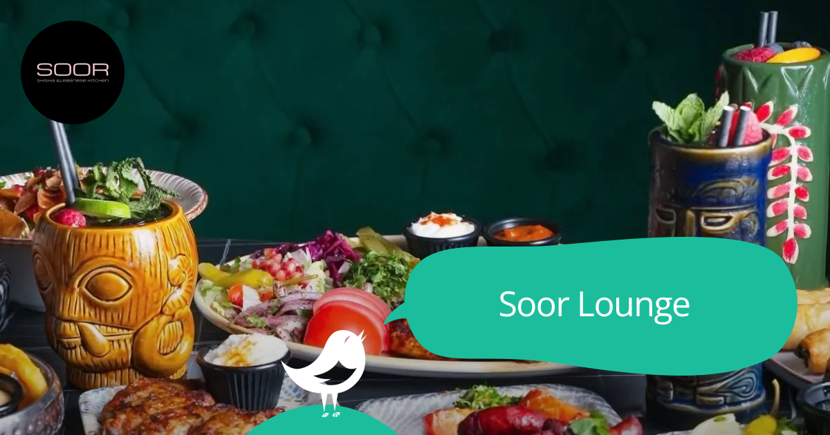Soor Lounge: 50% off the first table of the night with First Table