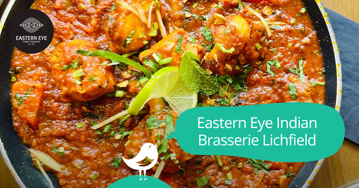 Eastern Eye Indian Brasserie Lichfield: Book any time at everyday prices
