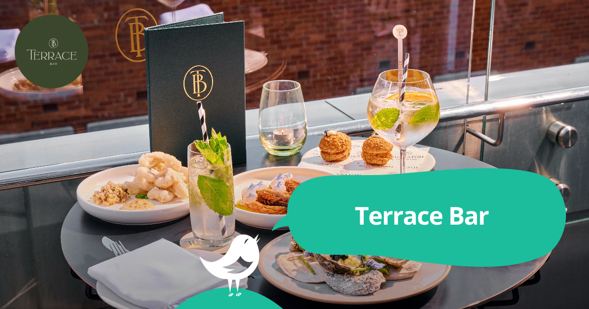 Terrace Bar: 50% off the first table of the night with First Table