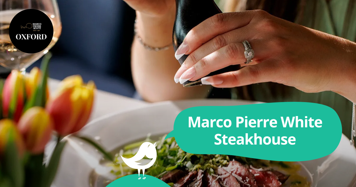 Marco Pierre White Steakhouse at the Leonardo Royal Hotel Oxford: 50% ...