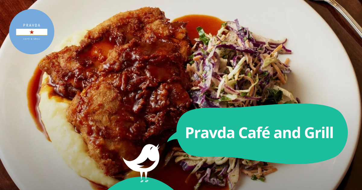 Pravda Café and Grill: 50% off the first table of the night with First ...