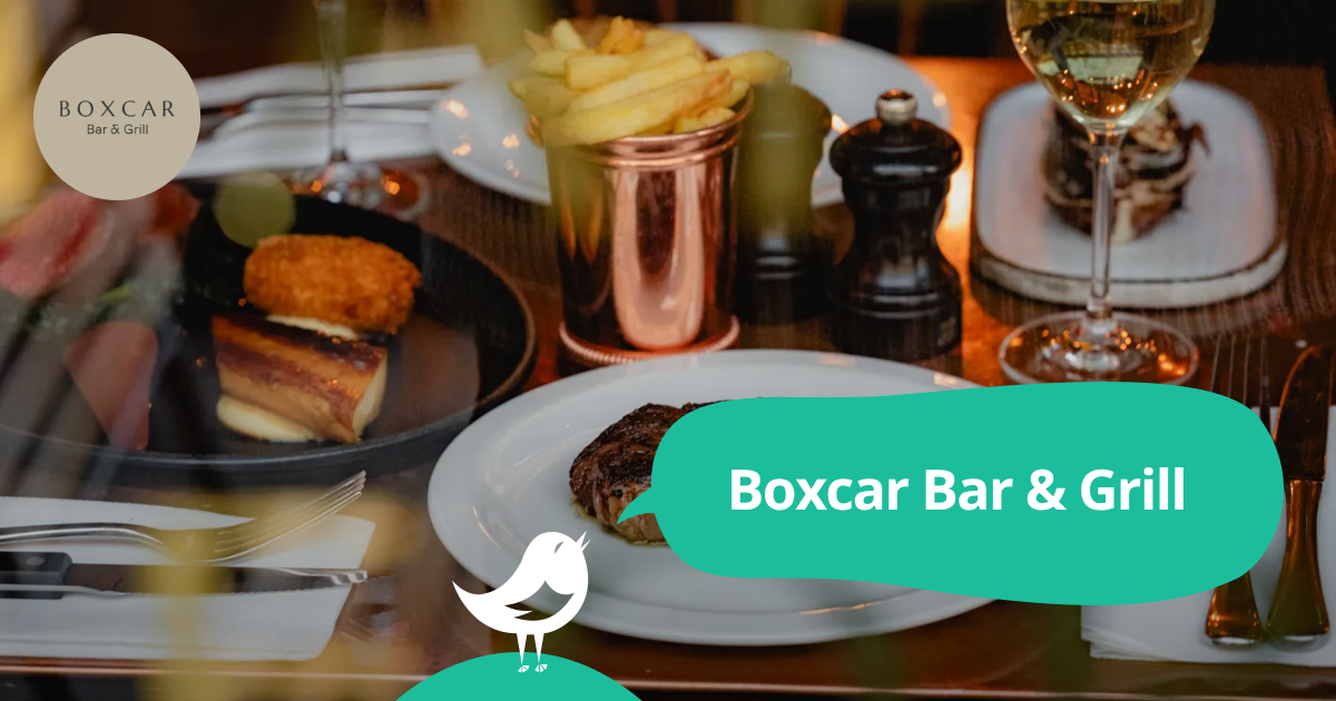 Boxcar Bar & Grill: Book any time at everyday prices