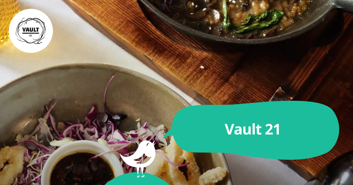 Vault 21: 50% off the first table of the night with First Table