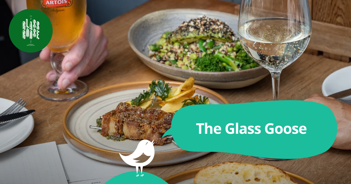The Glass Goose: 50% off the first table of the night with First Table