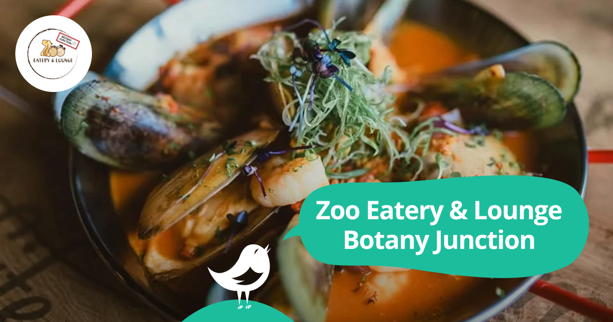 Zoo Eatery & Lounge Botany Junction: Book any time at everyday prices
