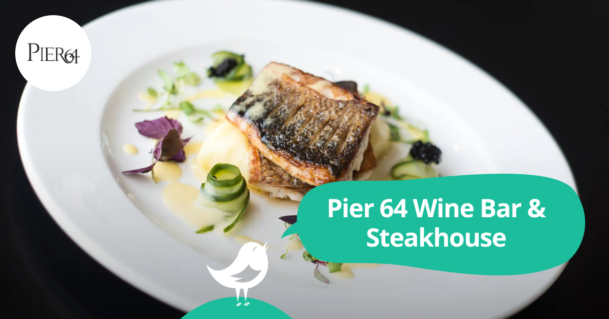 Pier 64 Wine Bar & Steakhouse: Book any time at everyday prices