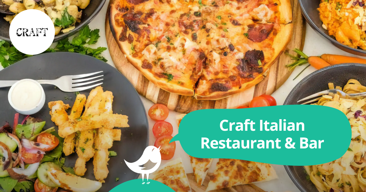 Craft Italian Restaurant & Bar: 50% off the first table of the night ...