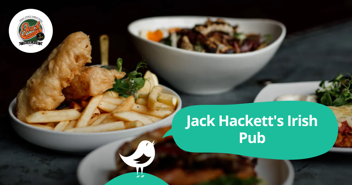 Jack Hackett's Irish Pub: 50% off the first table of the night with ...
