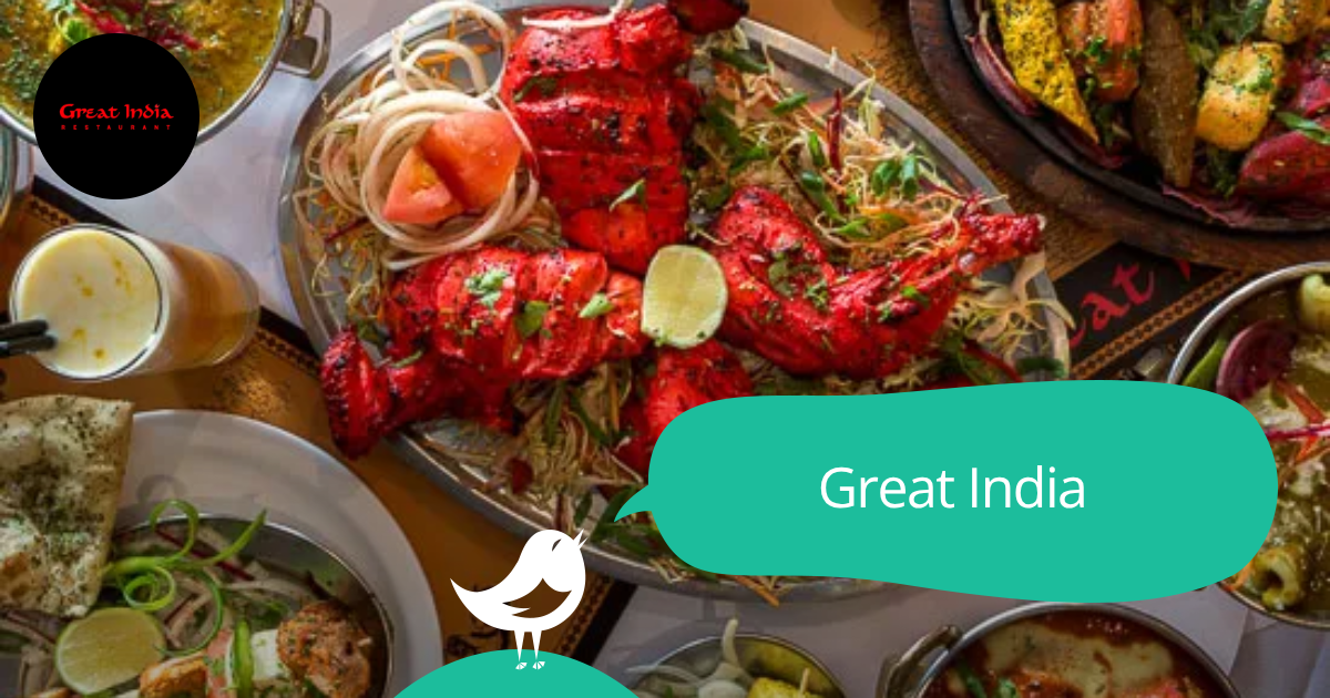Great India: 50% off the first table of the night with First Table
