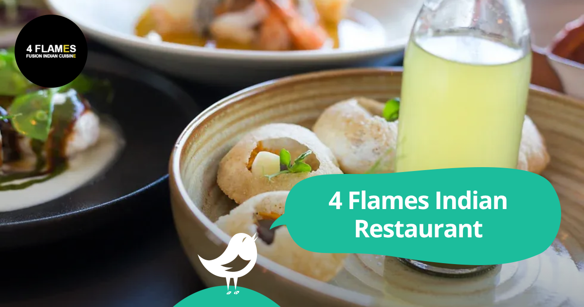 4 Flames Indian Restaurant: Book any time at everyday prices