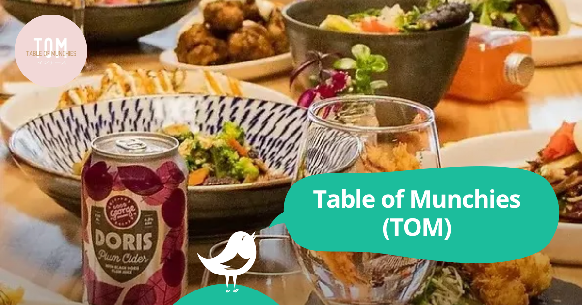 Table of Munchies (TOM): 50% off the first table of the night with ...