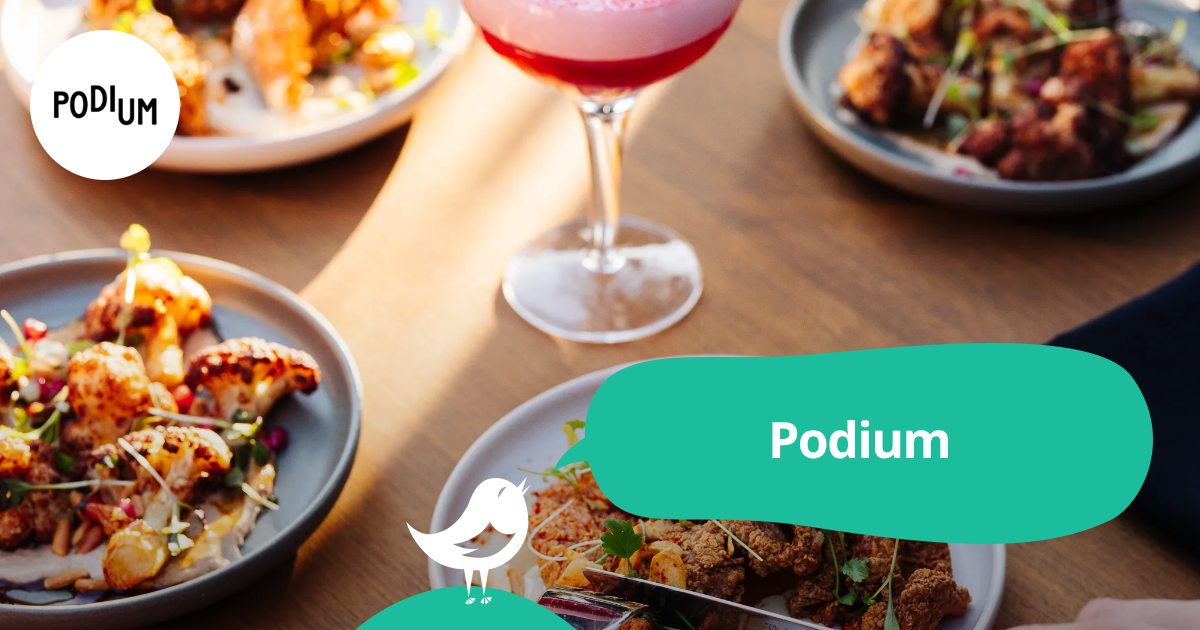 Podium: 50% off the first table of the night with First Table