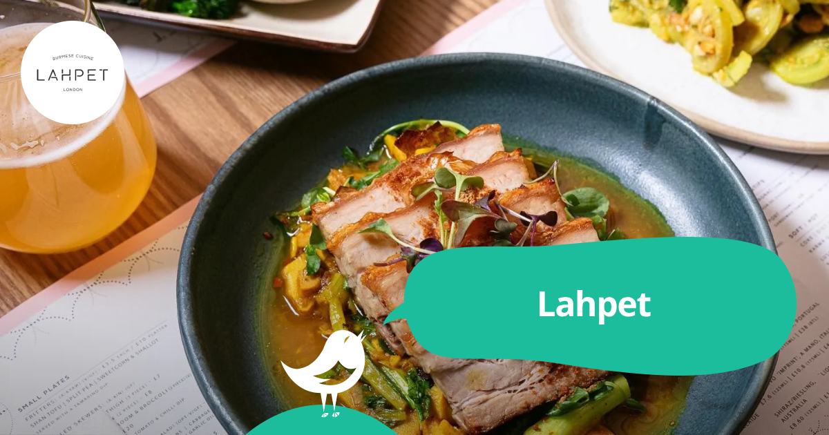 Lahpet Covent Garden: 50% off the first table of the night with First Table