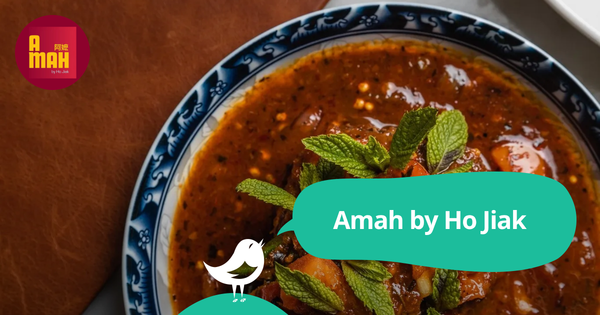 Amah by Ho Jiak: 50% off the first table of the night with First Table