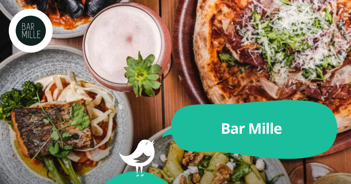 Bar Mille: Book any time at everyday prices