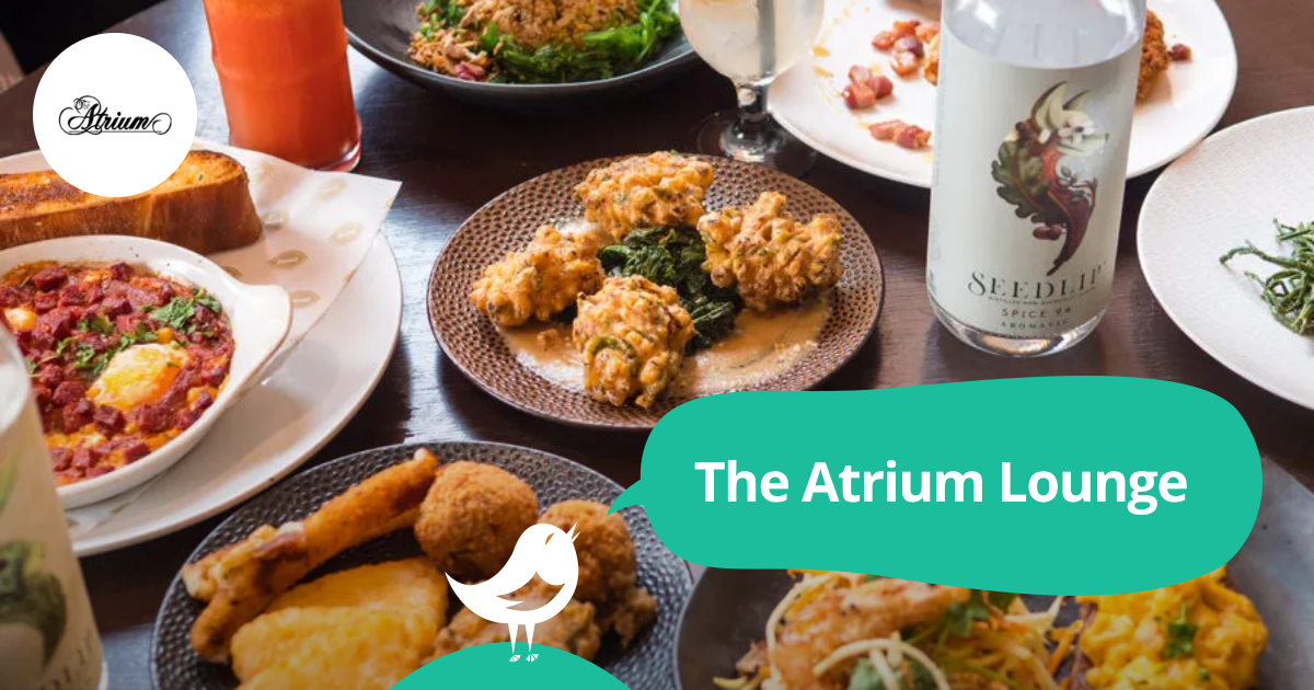 The Atrium Lounge: Book any time at everyday prices
